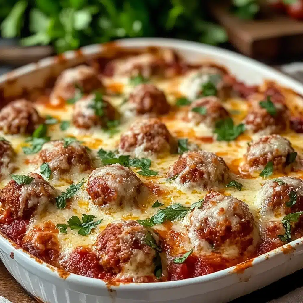 Irresistible Keto Meatball Parmesan Casserole – Cheesy Low-Carb Comfort ...