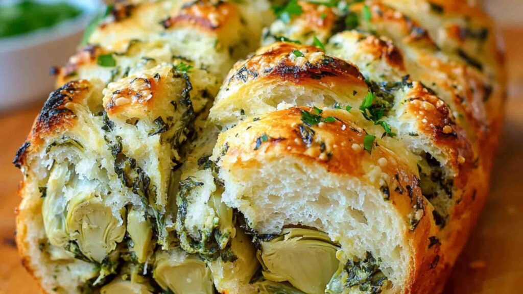 Irresistible Spinach Artichoke Pull Apart Bread Recipe Everyone Will ...